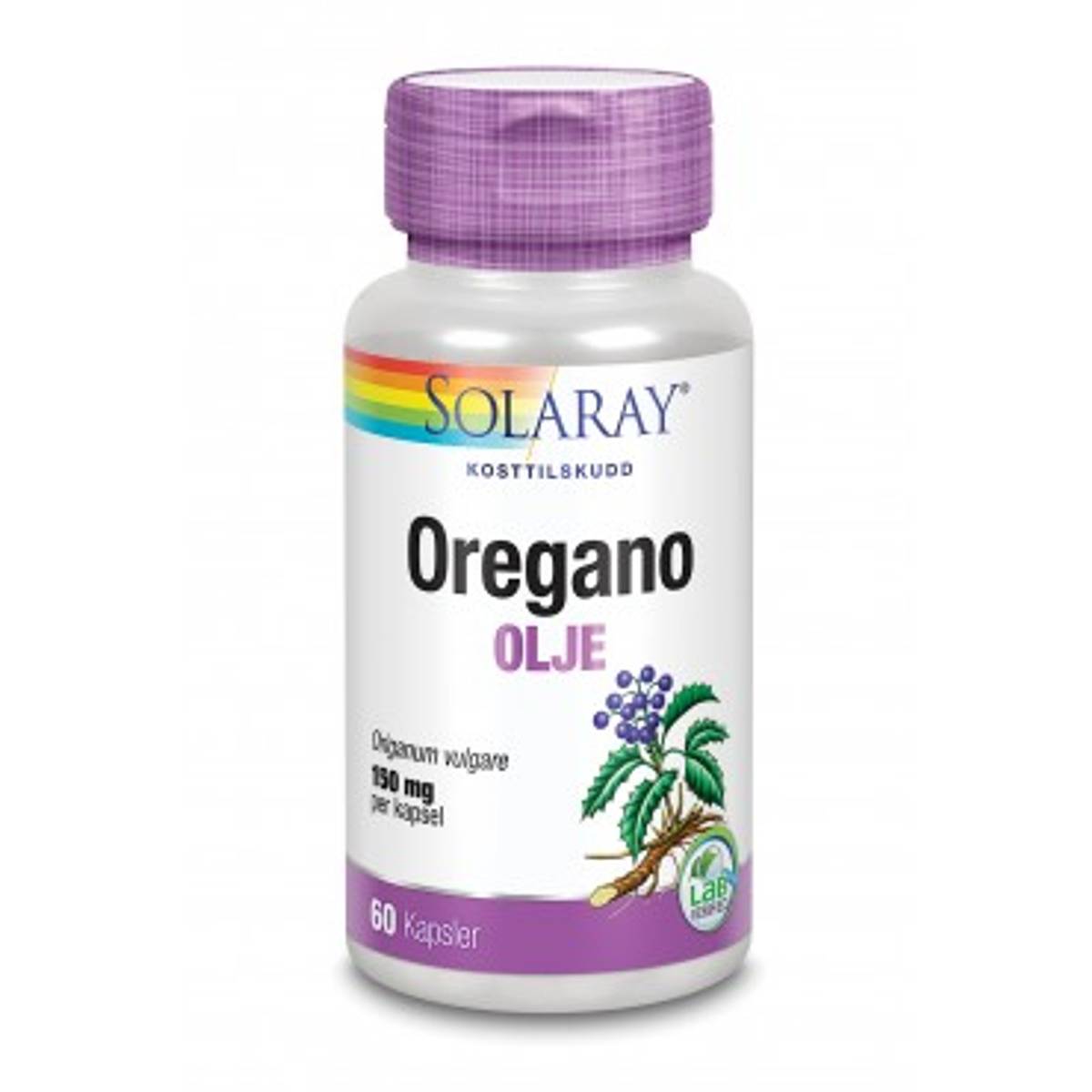 Solaray Oregano kapsler - Helsekostshop